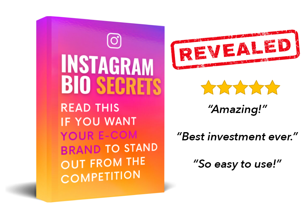 Instagram Bio Secrets I E-Com Brands